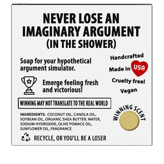 Funny Soap - Winning Fake Arguments in the Shower Soap – Totally Cheesy